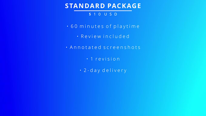 Playtest and review your video game by Henzer_allen | Fiverr