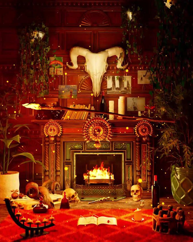 Create a high quality 3d environment scene by Ryyn3d | Fiverr