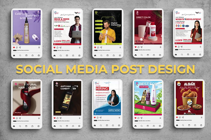 Create social media posts, that steals spotlight by Engrmale | Fiverr