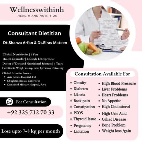 Be your dietitian for weight loss diet plan by Wellnesswithinh | Fiverr