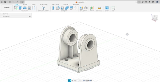 Do 3d part design in fusion360 and 2d technical drawing in autocad by Taha_cahan | Fiverr