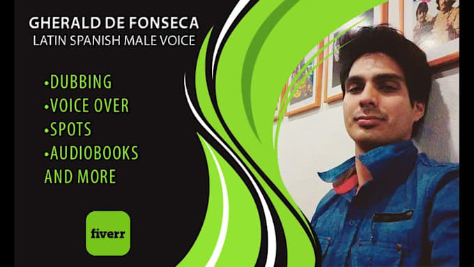 Record your voiceover dubbing or spot in latin spanish by Kenediolade ...