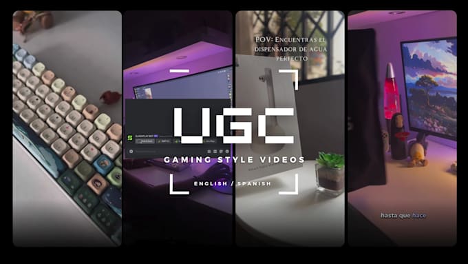 Make ugc ad videos for your gaming tech brand or product by Alerym | Fiverr