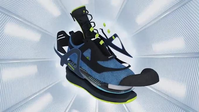 3d shoe animation 3d footwear design 3d shoe design 3d shoe model cgi ...