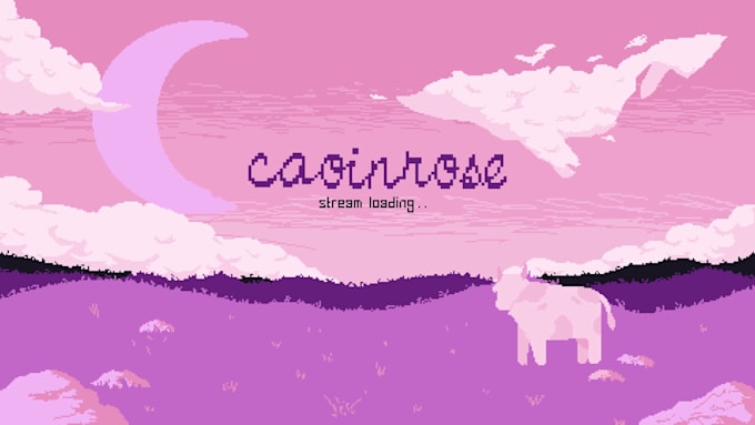 Create a pixel idle screen for your stream by Goosebricks | Fiverr