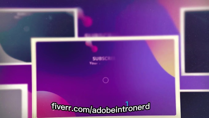 Do youtube outro end screen videos in 12 hours by Adobeintronerd | Fiverr