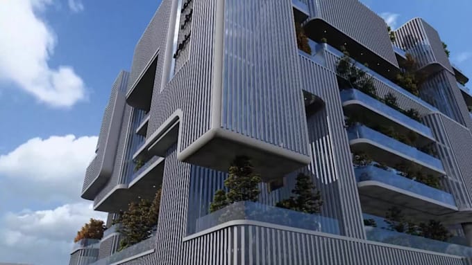 Create stunning 3d exterior facade design and render for your project ...