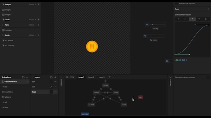 Rive animation for web , mobile apps by Sumandr27 | Fiverr