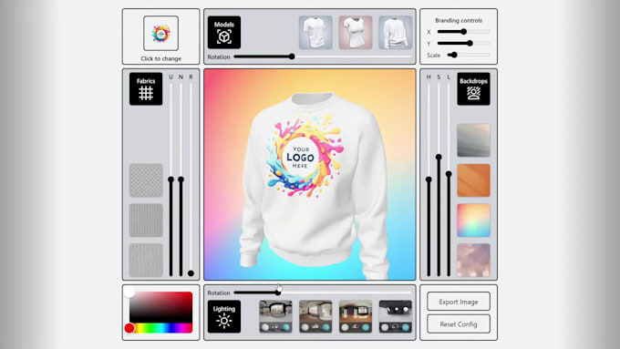 Develop a high end 3d product configurator for your website using three ...