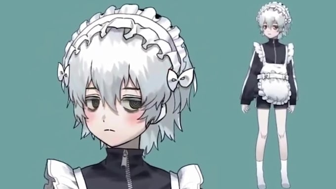 Create custom 3d vtuber, live2d, vrchat, furry, vroid or nsfw model by Fur_prp | Fiverr