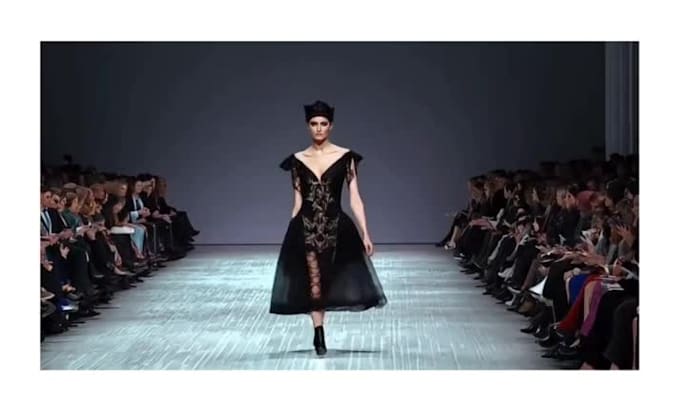 Do a realistic runway ai video rendering fashion collection for ai ...