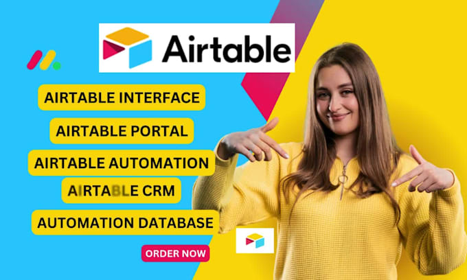 Setup airtable interface, airtable portal, automation, airtable crm by Dave_flex | Fiverr