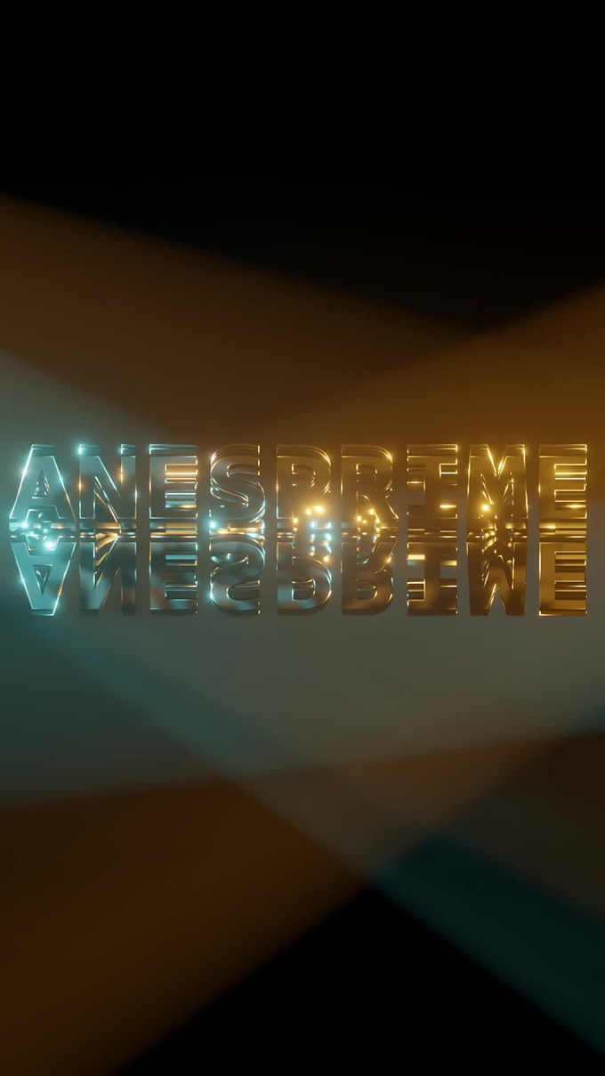 Do 3d logo and text animation using blender 3d by Aneshafid | Fiverr