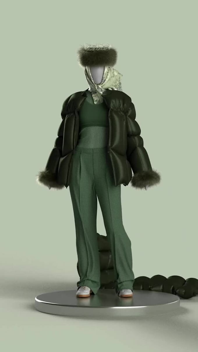 Create 3d fashion animation, garment, 3d cloth animation by Christajay ...