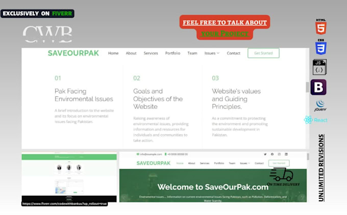 Be your expert website designer and redesigner html css js by Codewithbankuu | Fiverr