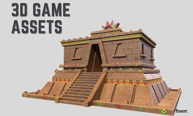 Create a game 3d model and texture by Imranahmedashik | Fiverr