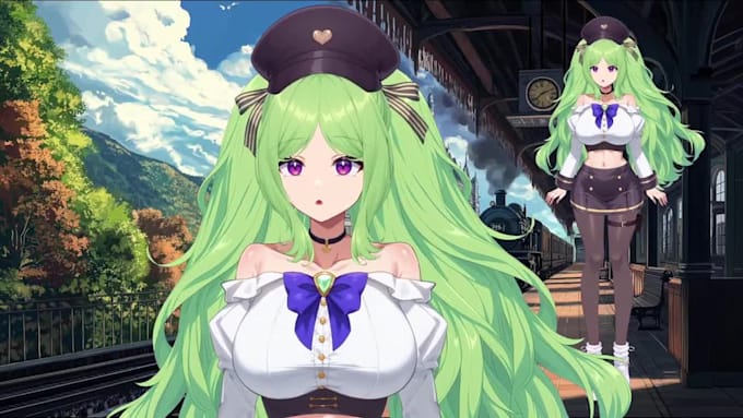 Draw and rig 2d vtuber model, 3d vtuber model, vtuber commission, vtube ...