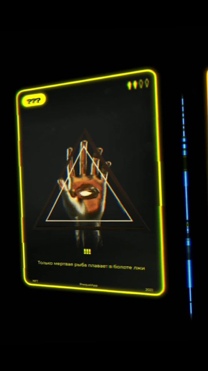 Create 3d nft card animation and 2d nft card by Karimdzm | Fiverr