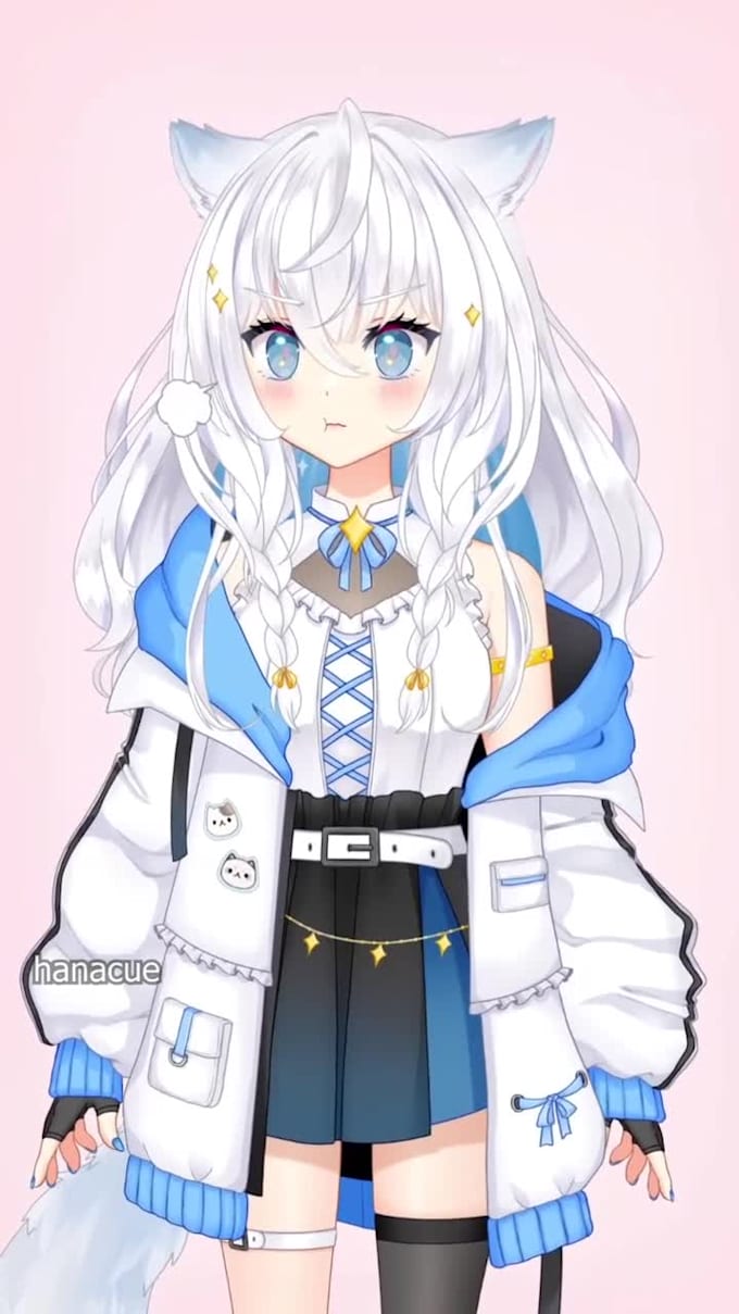 Create and rig a 2d vtuber model with live2d by Samsonstudio0 | Fiverr