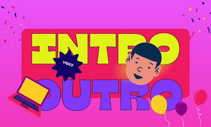 Do youtube intro and outro, logo animation, video by Master9584 | Fiverr