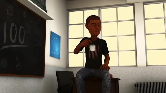 3d character ready for animation, character animation, cartoon music by ...