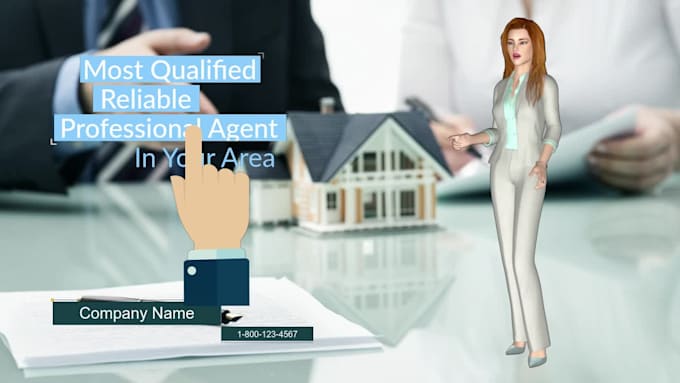 Make a real estate agent video avatar templates 3d by Shay1702 | Fiverr
