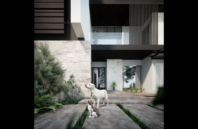 Do realistic exterior interior architecture renderings with revit ...