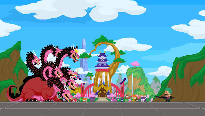 Do sprite based animation using aseprite by Ojieyamz | Fiverr