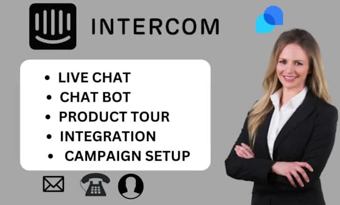 Setup Intercom Live Chatbot Livechat Integration Customize Product Tour By Shopifydev95 Fiverr