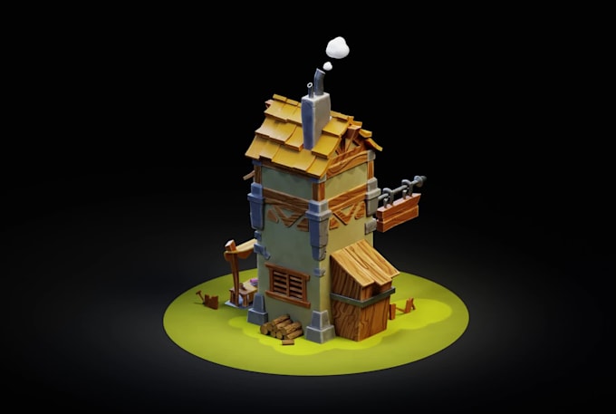 Create high poly and lowpoly 3d models for your game and animation by Maximemotion | Fiverr