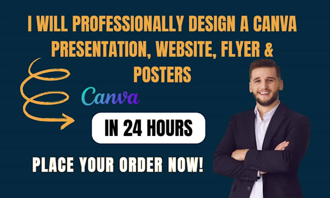 Redesign the canva presentation website canva flyer posters in 24 hours ...