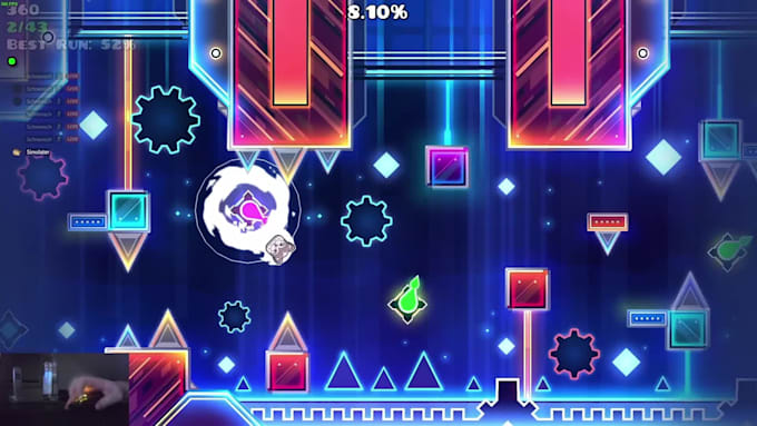 Edit your geometry dash video by Faulheitsmensch | Fiverr