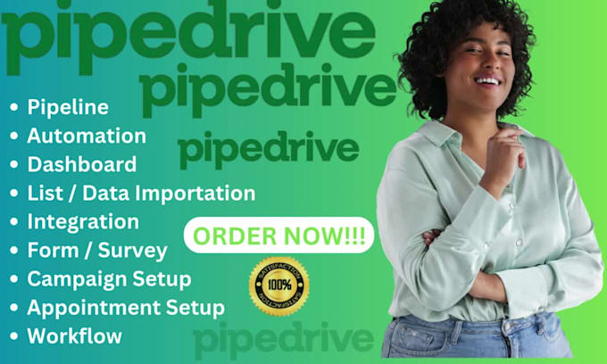 Set up your pipeline with automation using pipedrive crm by Allison_andrew | Fiverr