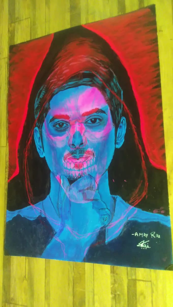 Draw amazing realistic pencil portrait from a photo by Amay_arts | Fiverr