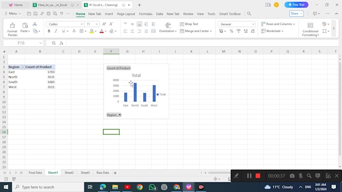Clean , merge and analyze data in excel for you by Sirji54 | Fiverr