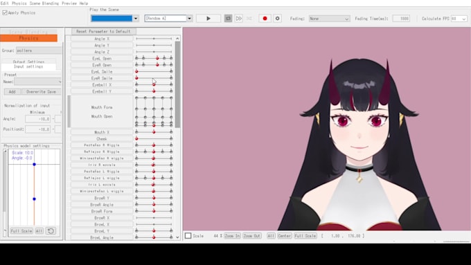 Rig your vtuber model in live2d studio by Odessvt | Fiverr