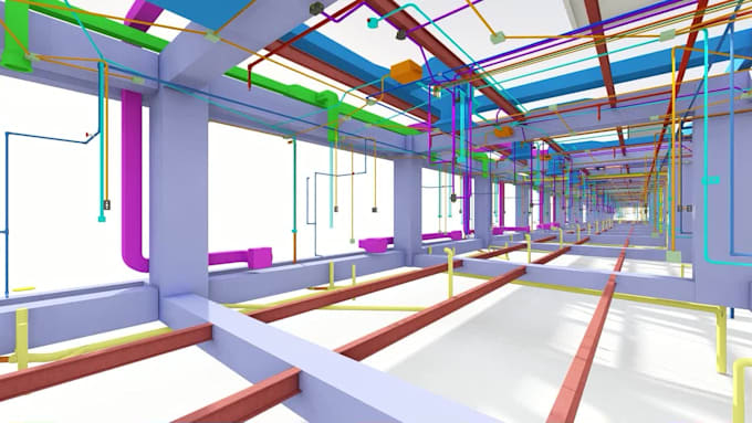 Create a 3d mep bim model autodesk revit by Dimension_a | Fiverr