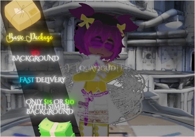 Create stunning gacha life animations for your ocs by Quay2gud | Fiverr