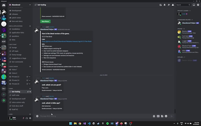 Create A Custom Discord Bot For Your Server By Xndr Fiverr