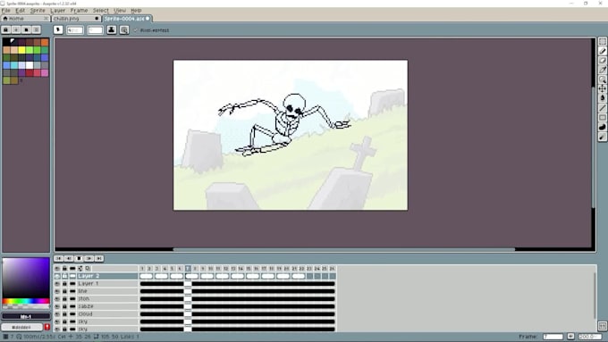 Create an illustration, 2d animation with pixel art great by Nima_shiri ...