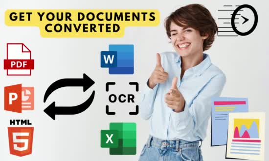 Convert documents to various formats by Shafaqzz | Fiverr