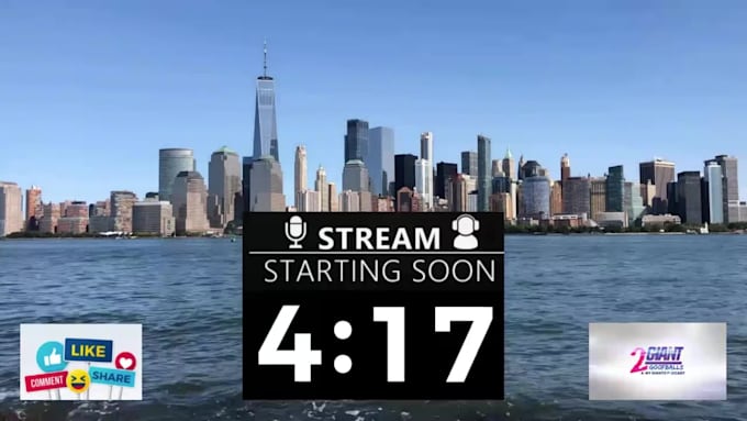 Create a countdown video for your live stream by Andrewdavis82 | Fiverr