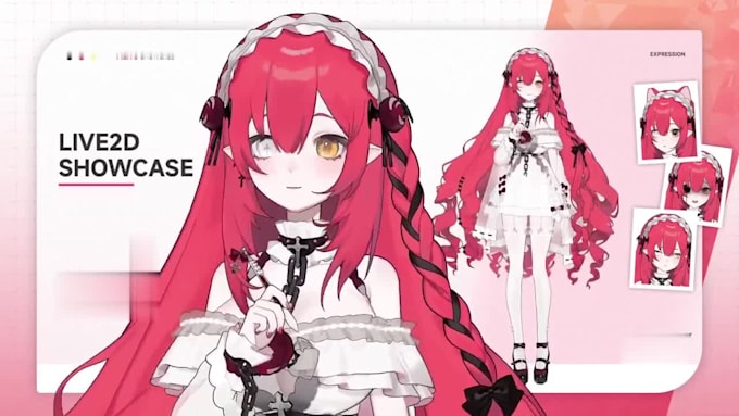 Make you a professional live 2d vtuber model by Augustdura | Fiverr