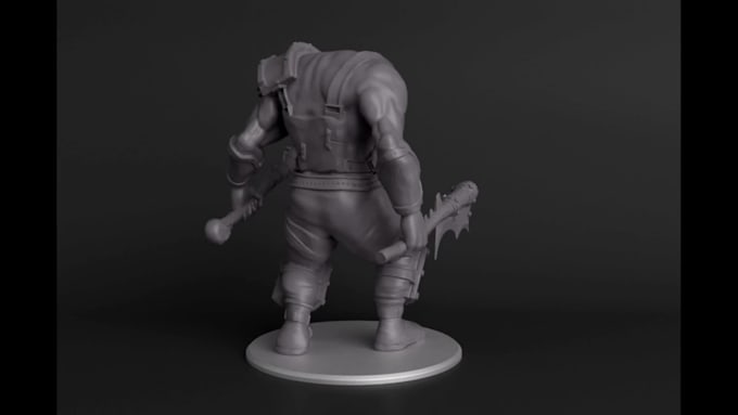 Sculpt 3d miniature model 3d figurine 40k warhammer dnd tabletop for 3d ...