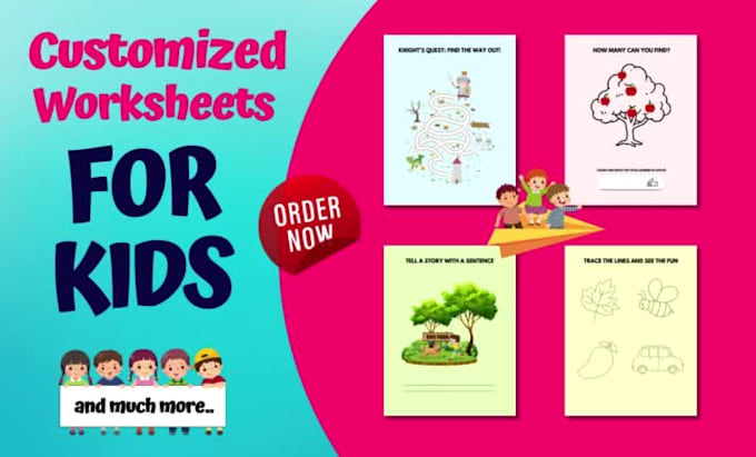Create customized and engaging worksheets for kids by Ameenatahreem ...