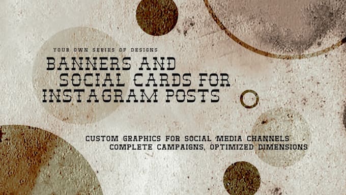 Create a series of custom banners for your social channels by Jace_d ...
