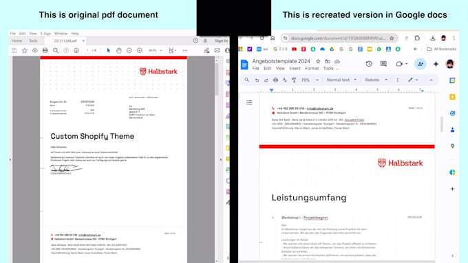 Create google docs template design by Rayhanit | Fiverr