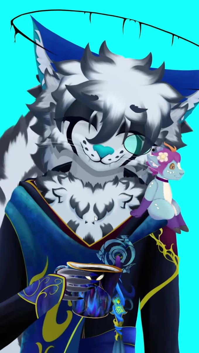 Rig your 2d furry model virtual fursuit with professional quality by ...