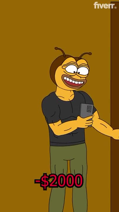 2d memecoin animation 2d crypto animation 2d meme video, funny ponke ...