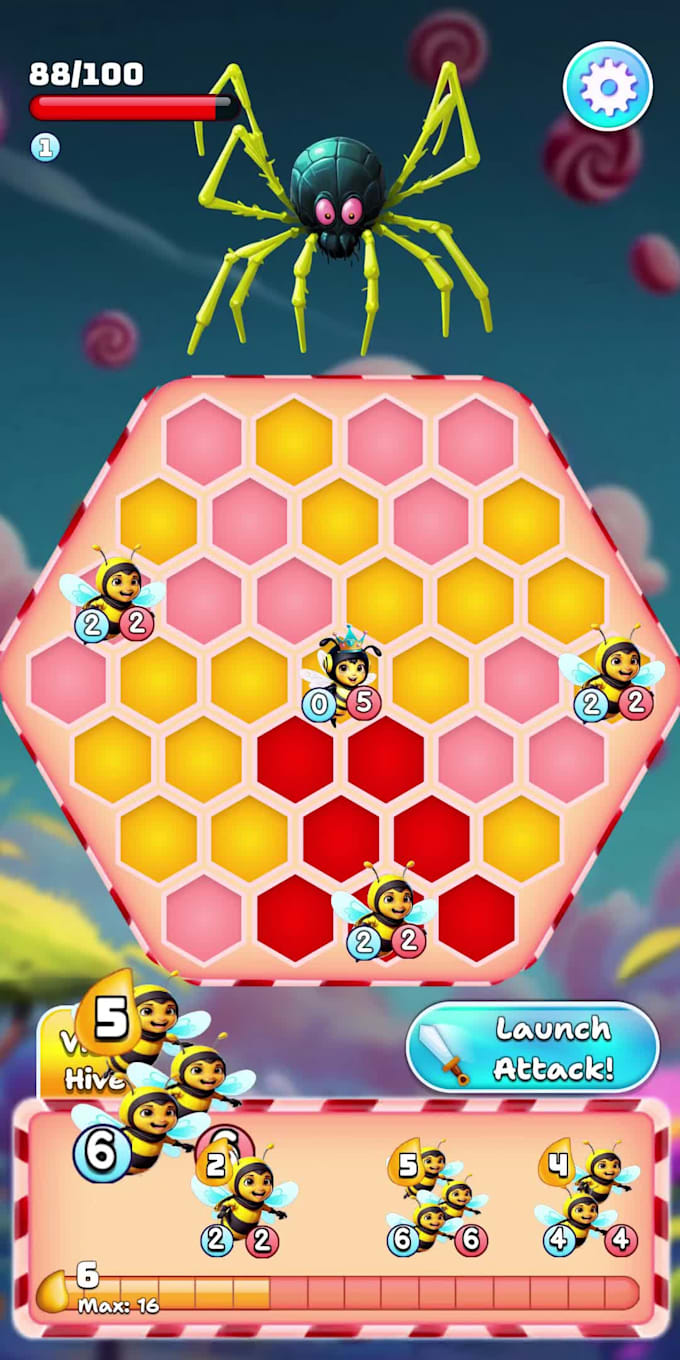 Create a 2d turn based bee strategy in unity for android by ...